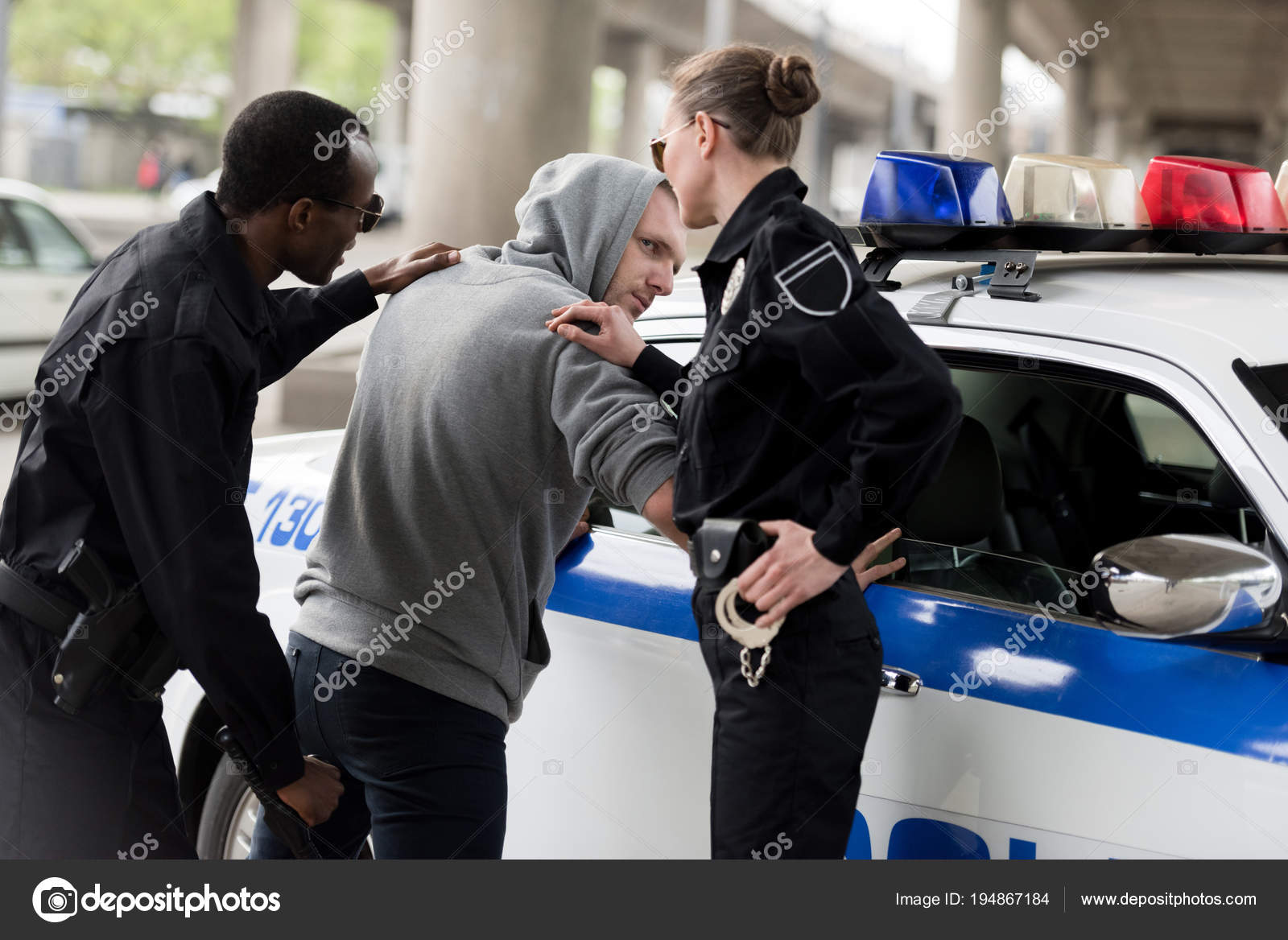 Police Officers Arresting People