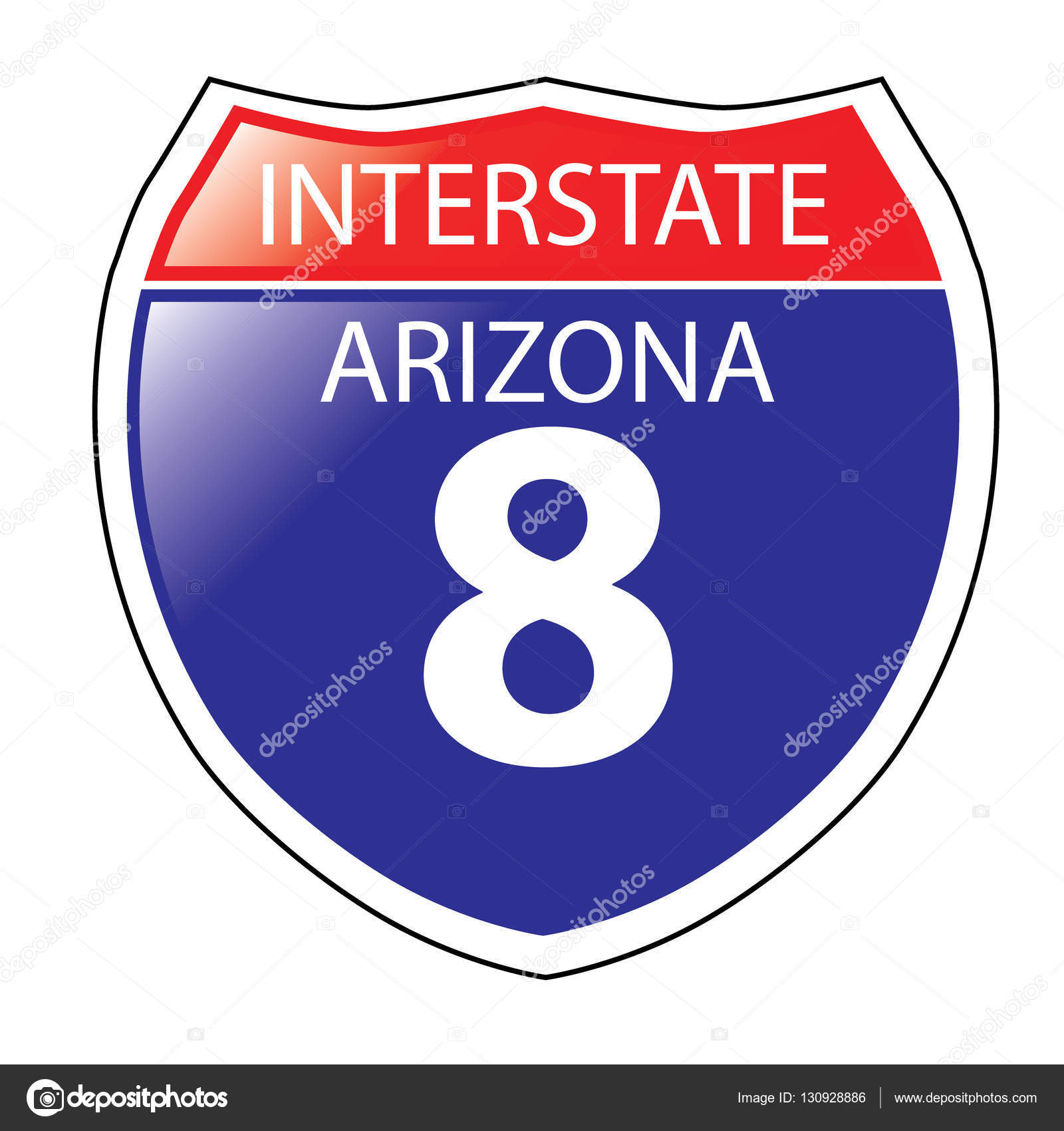 Interstate Highway Sign Vector