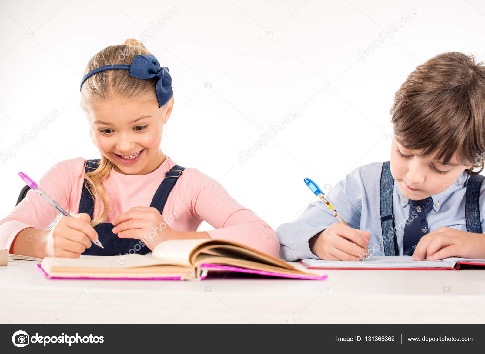 Children doing homework — Stock Photo © AlexNosenko #131368362