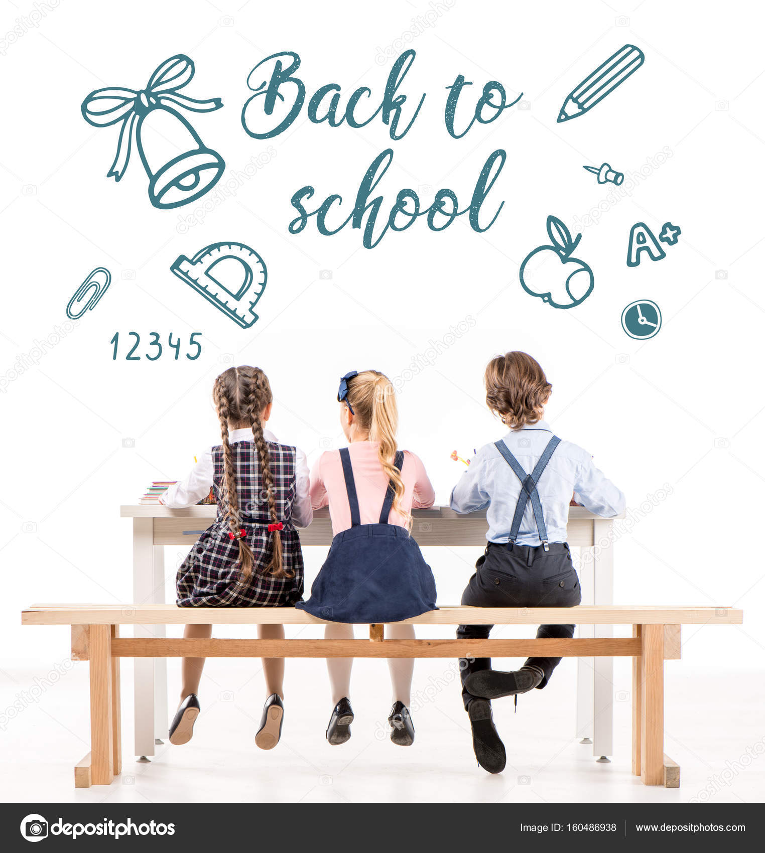 Children learning at school — Stock Photo © AlexNosenko #160486938