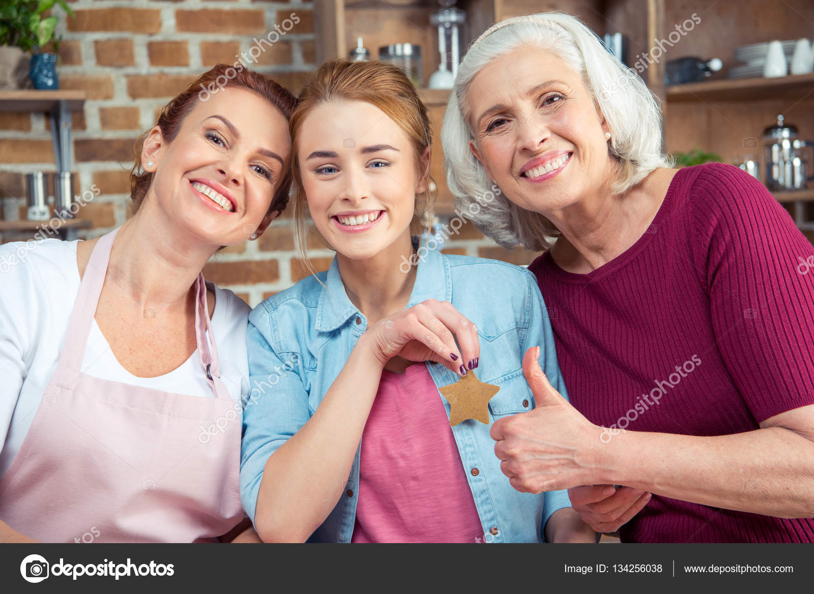 Family of three generations — Stock Photo © DmitryPoch #134256038