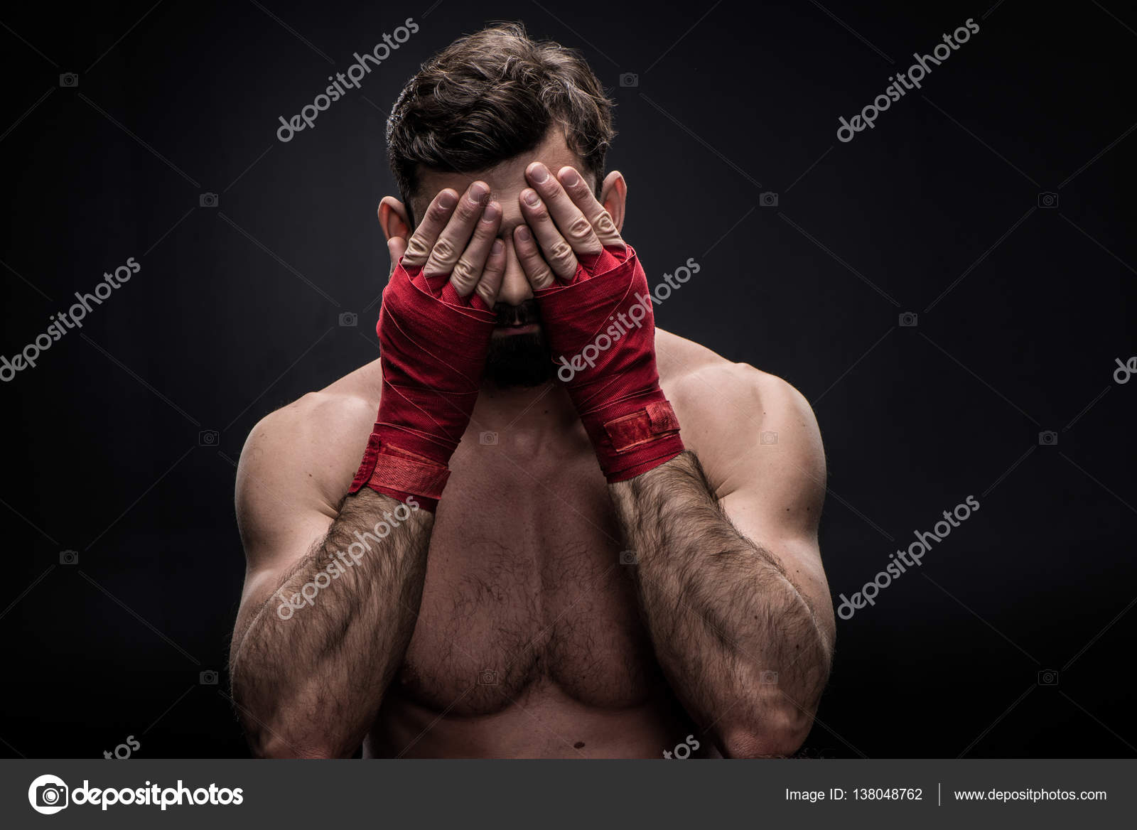Boxer with wrapping hands — Stock Photo © DmitryPoch #138048762