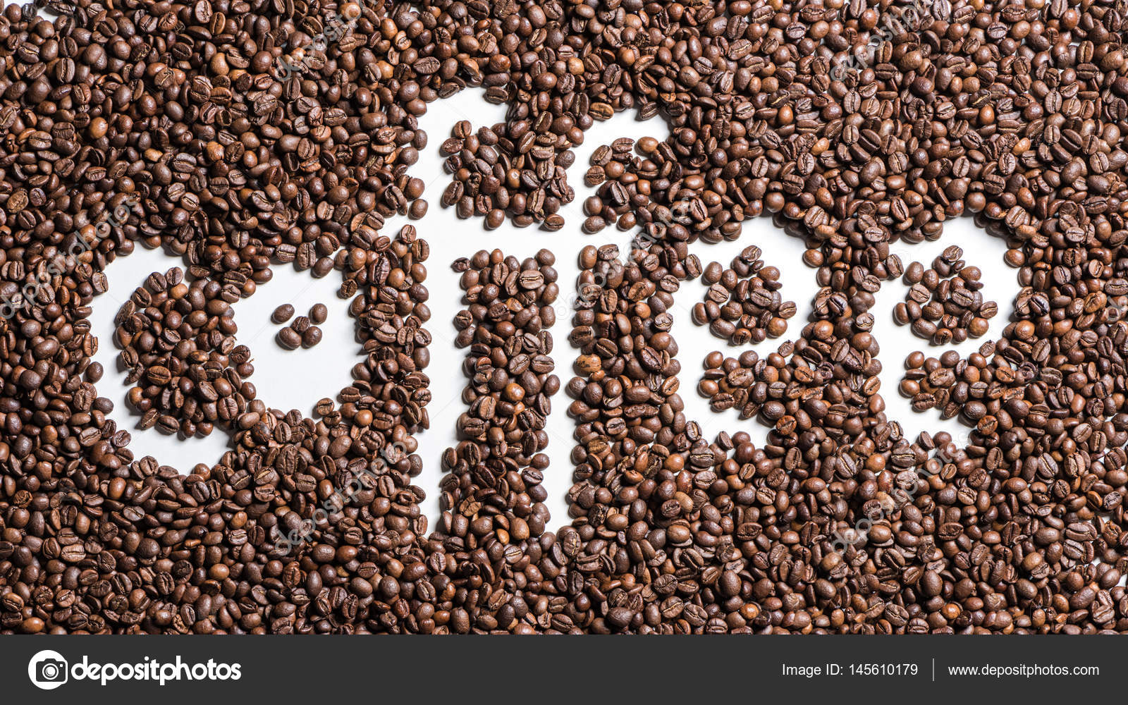 Word coffee from coffee beans — Stock Photo © DmitryPoch #145610179