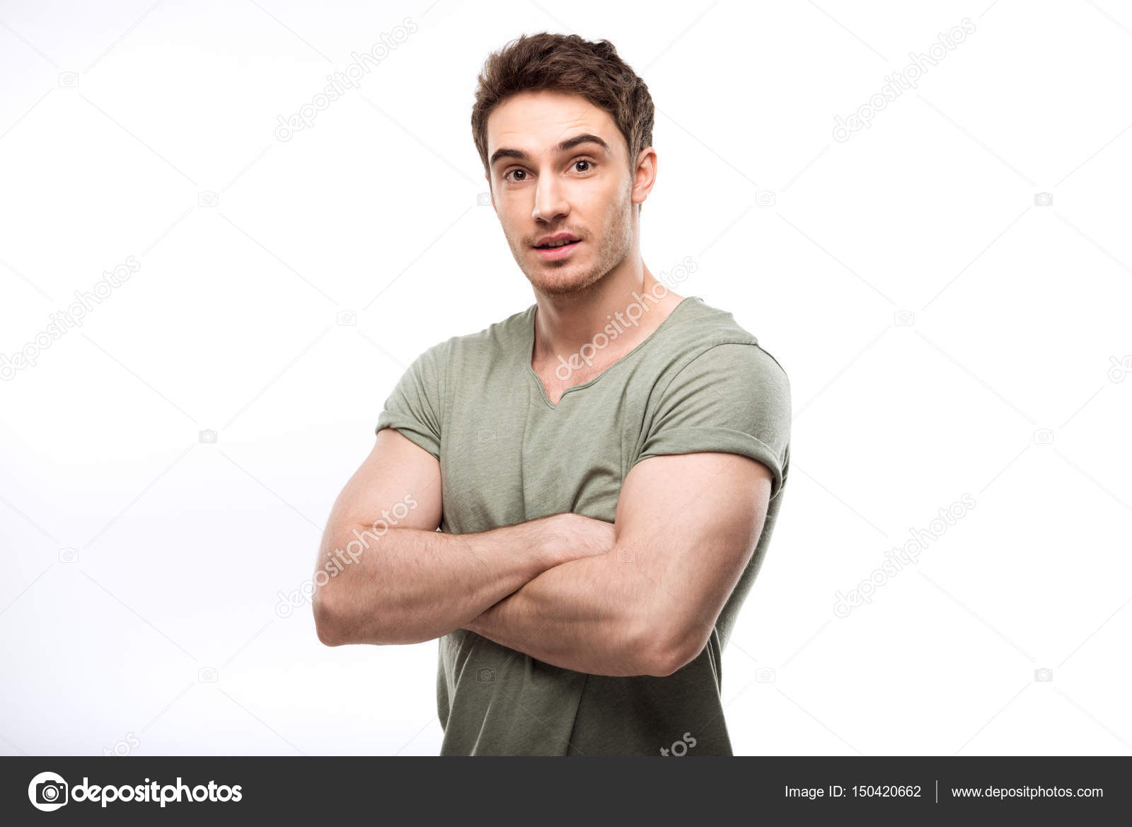 Man with crossed arms — Stock Photo © DmitryPoch #150420662
