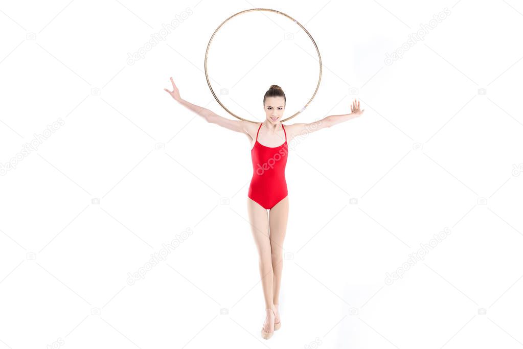 entrenamiento r tmico de gimnasta con aro 2024