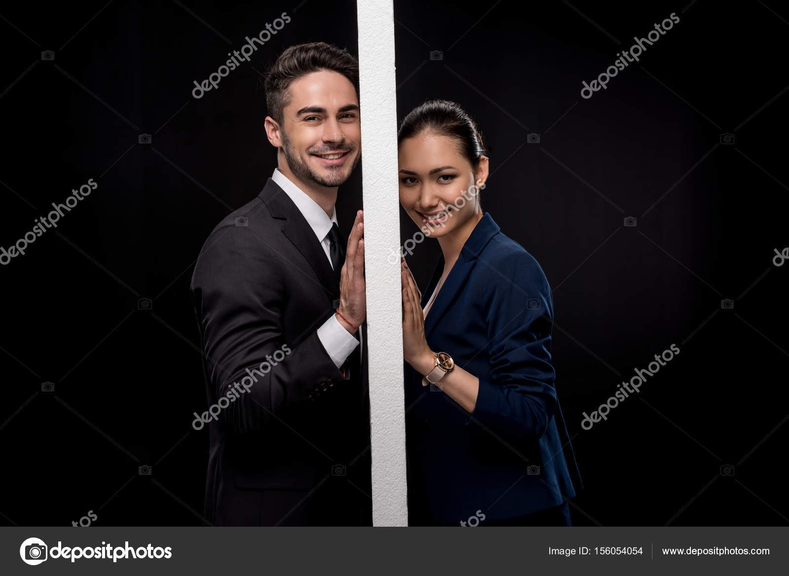 Couple separated by wall — Stock Photo © DmitryPoch #156054054