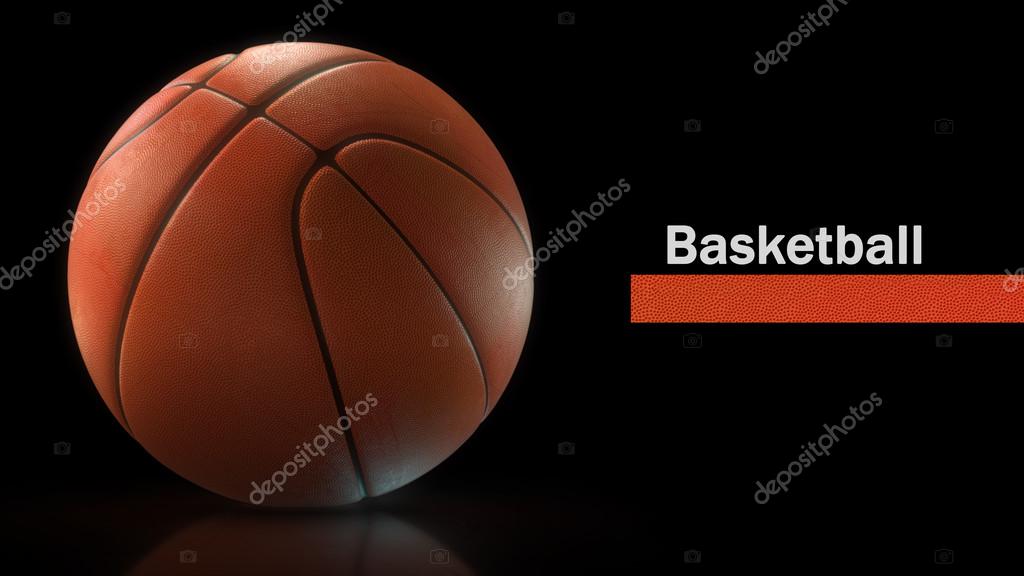 High Resolution Basketball And Net