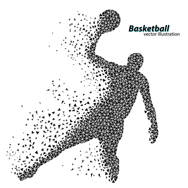 Silhouette of a basketball player and barcode. Stock Vector by ©jmeka_m ...