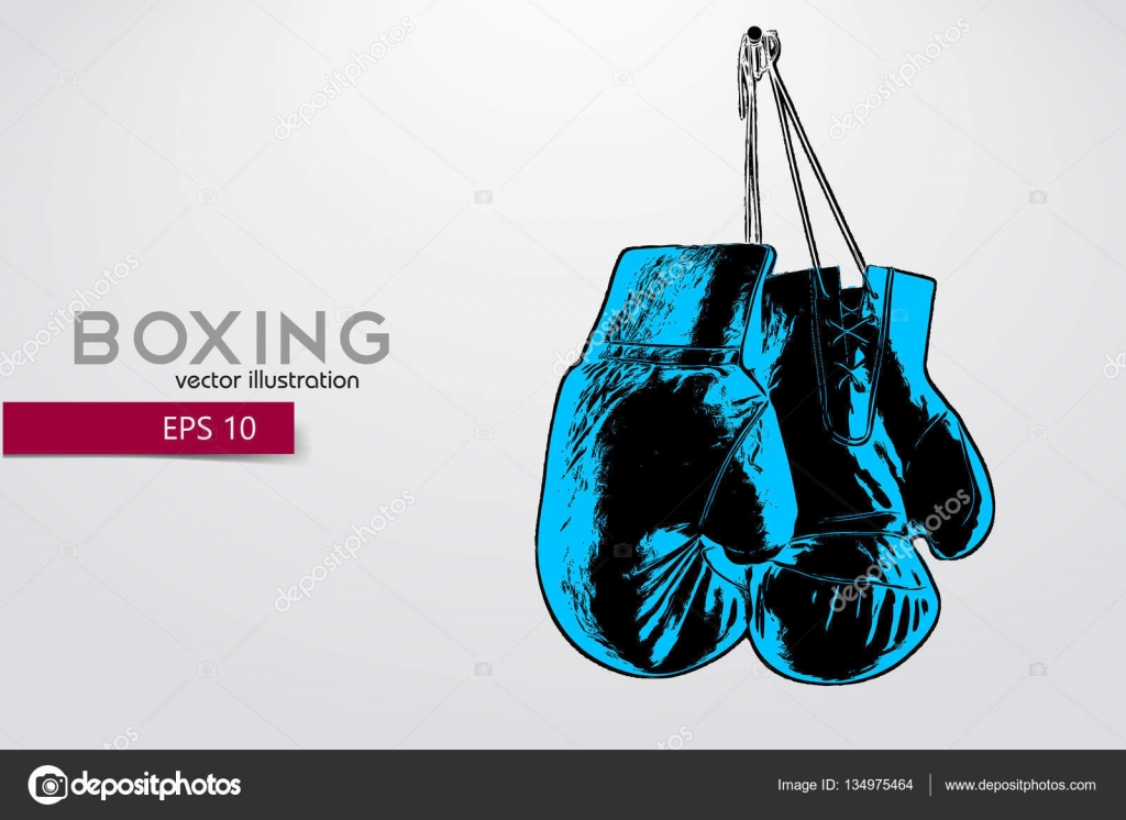 Boxing Gloves Silhouette