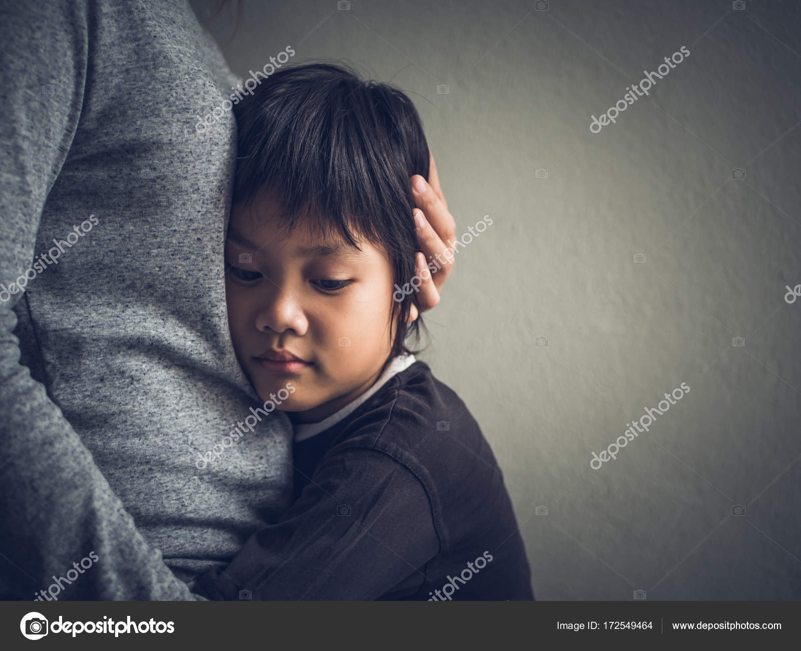 Girl Hugging Sad Boy