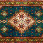 Persian Carpet Original Design Tribal Vector Texture Easy Edit Change ...