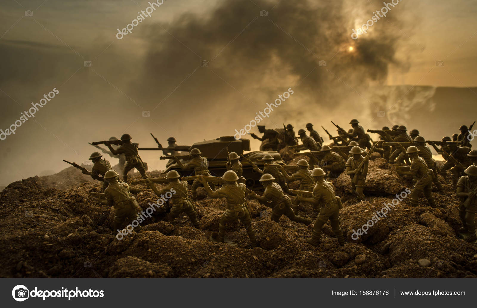 War Battle Background