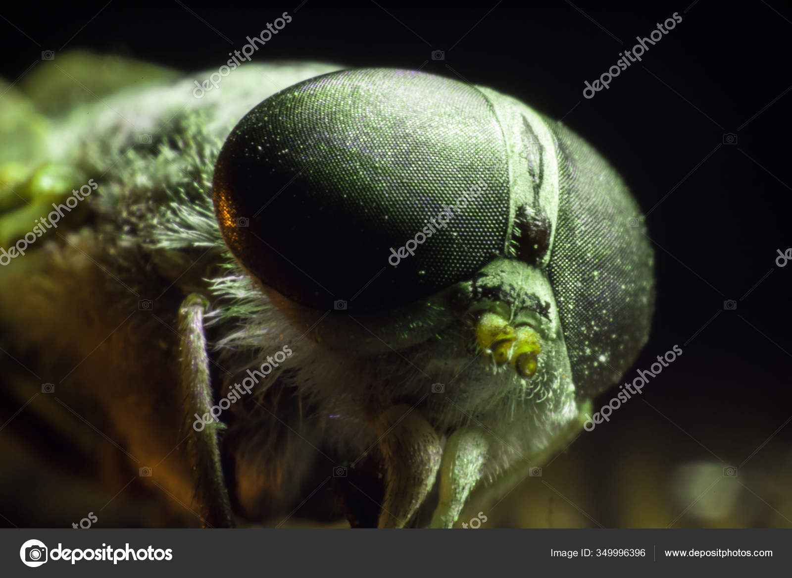 Horsefly Gadfly Horse Fly Diptera Insect Macro Selective Focus Mixed ...