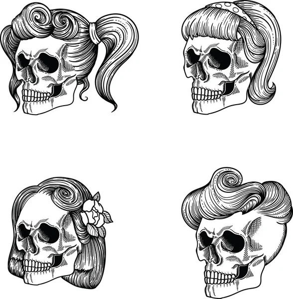 Girl Skull Designs
