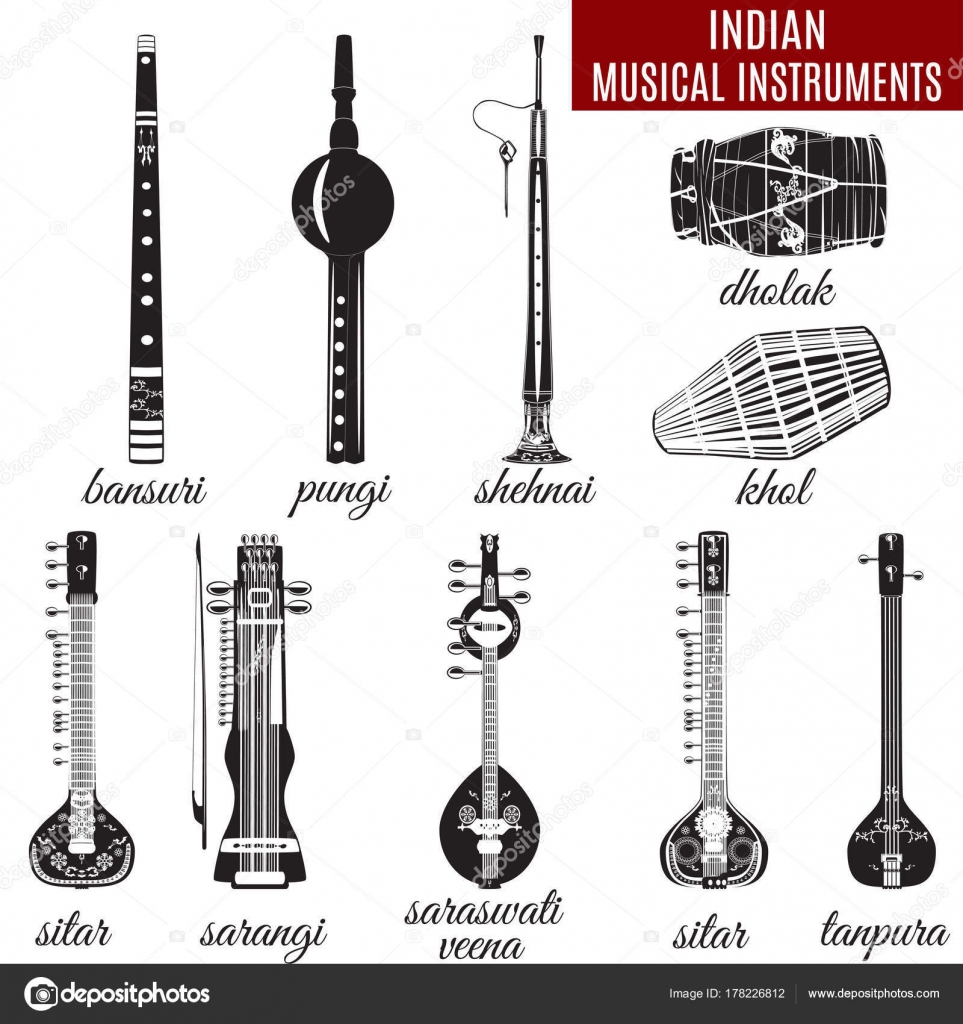 Indian Musical Instruments Names List