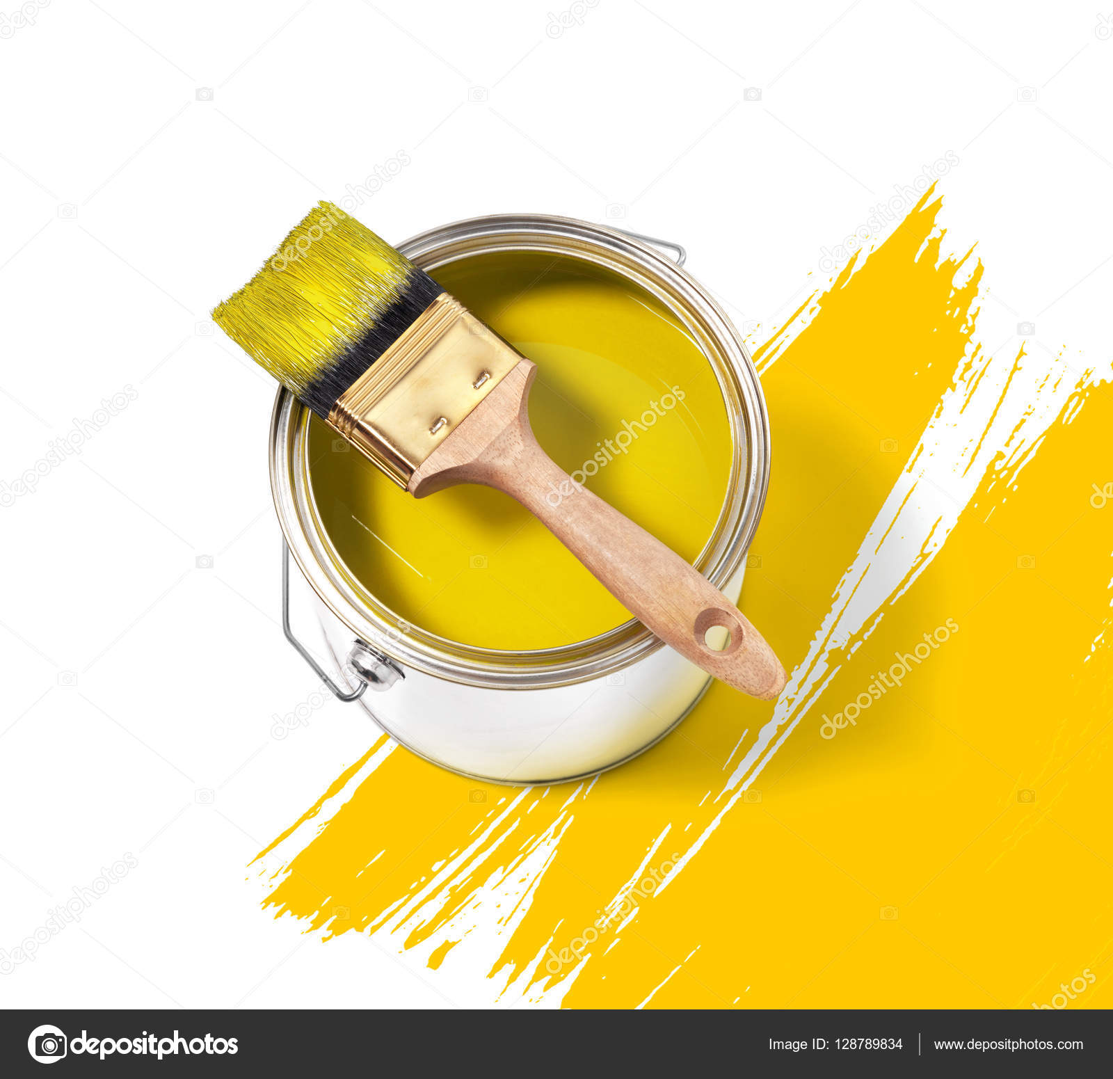 Yellow Industrial Paint Cans