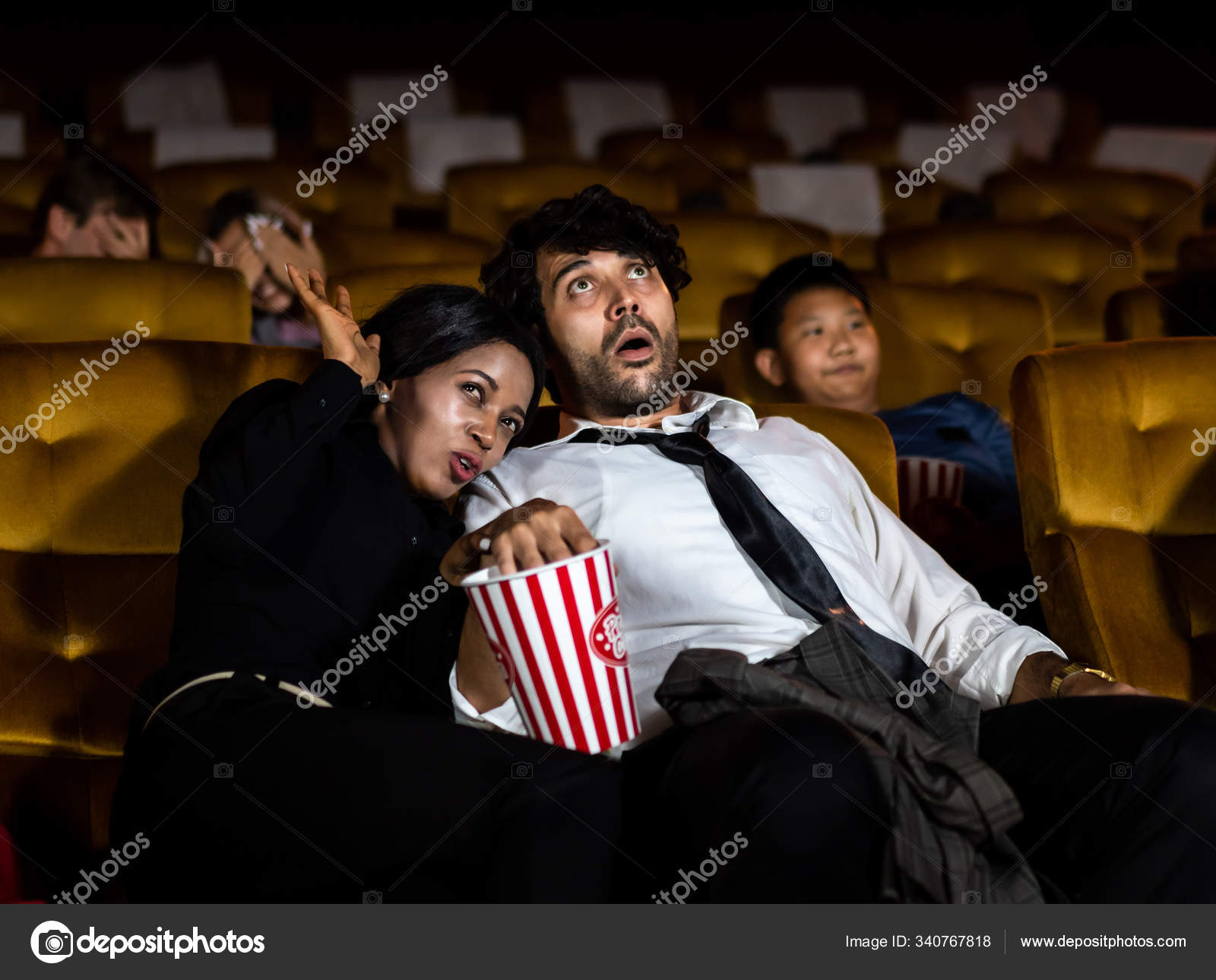 Shocked Movie Audience