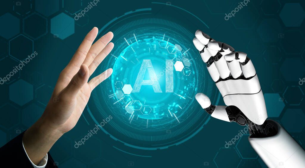 Desarrollo de tecnolog a rob tica futurista de renderizado 3D, inteligencia artificial y ...